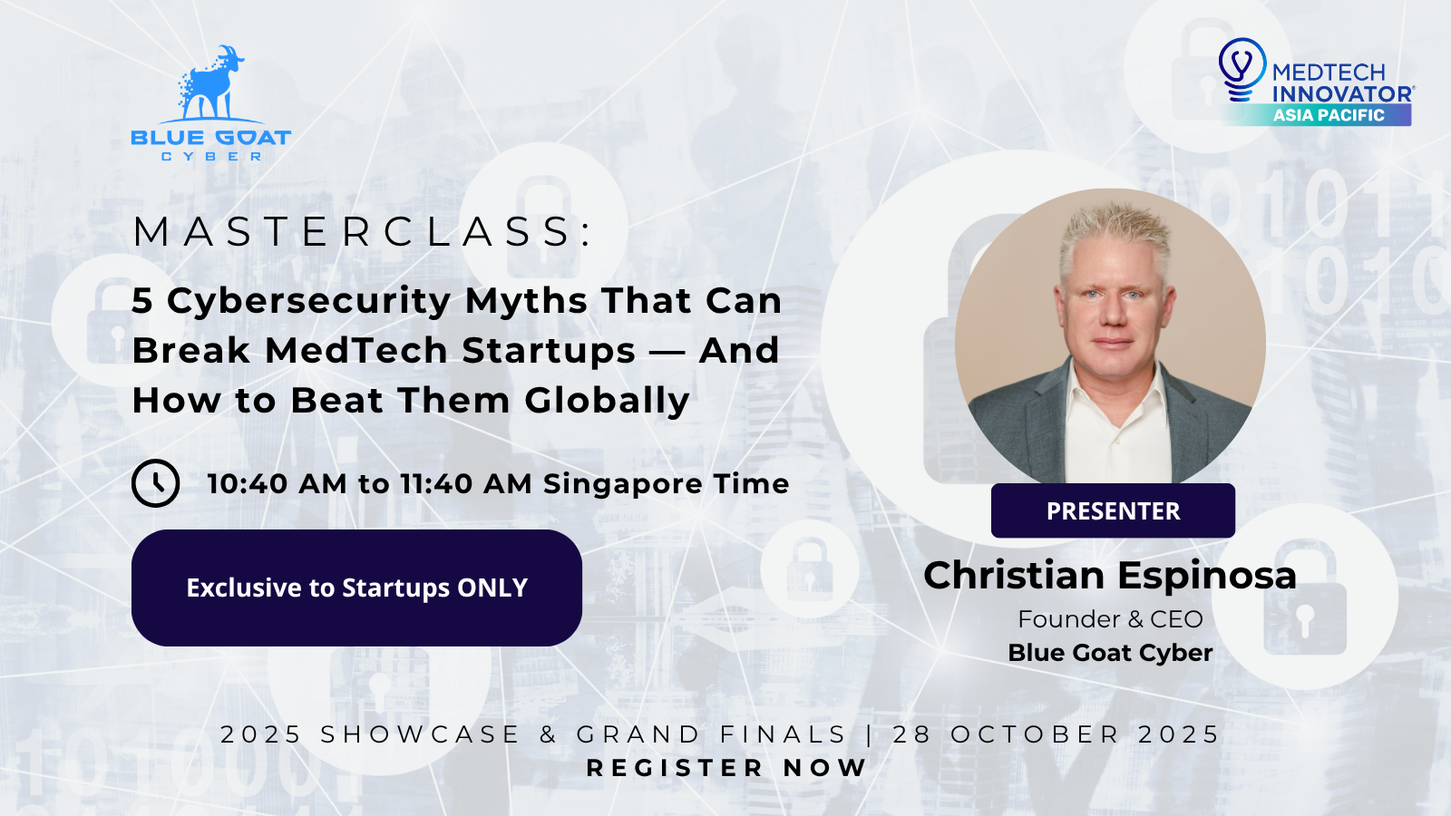 Blue Goat Cyber to Lead Global MedTech Cybersecurity Masterclass at ...